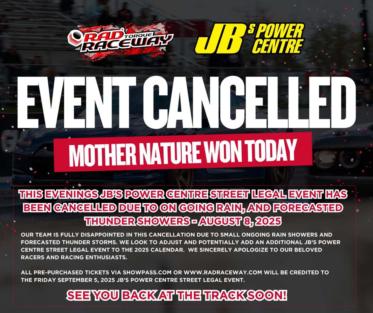 Events for August 2025 › Drag Track › – RAD Torque Raceway